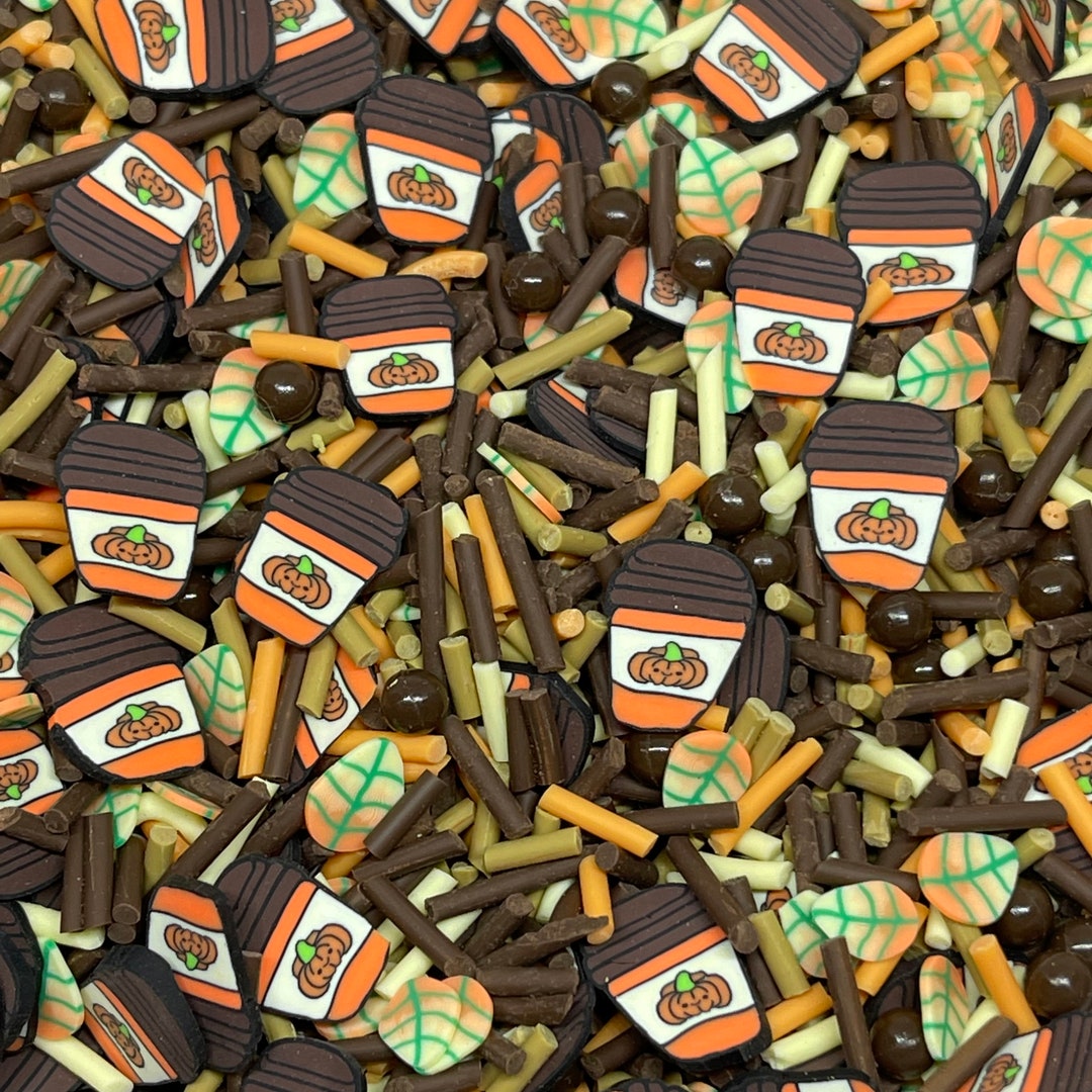 Fake Sprinkles Coffee Sprinkles Fall Sprinkles Polymer - Etsy UK
