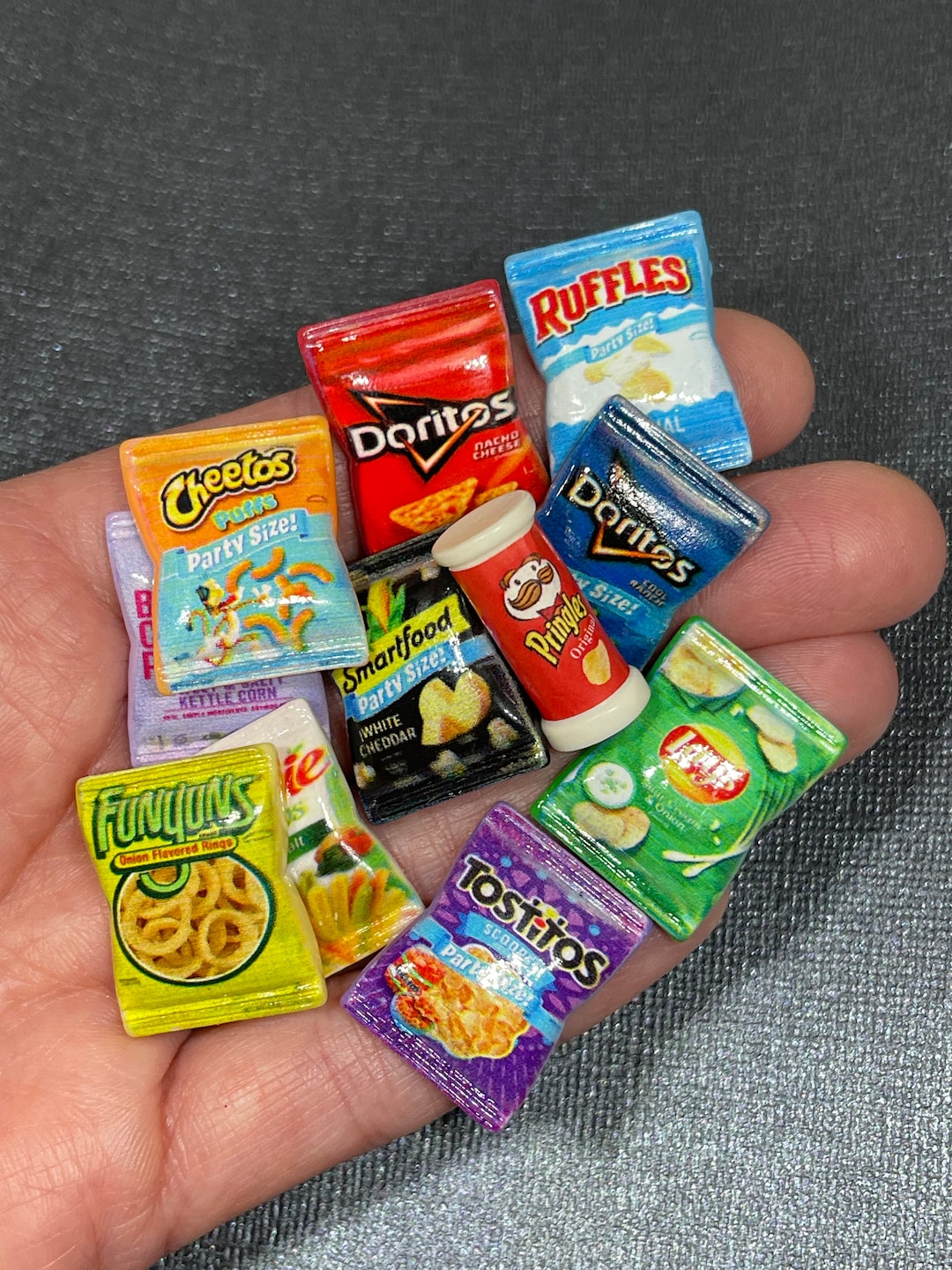 1 Pc Miniature Dollhouse Chips, Mini Chips, Kawaii Food, Small Snacks ...