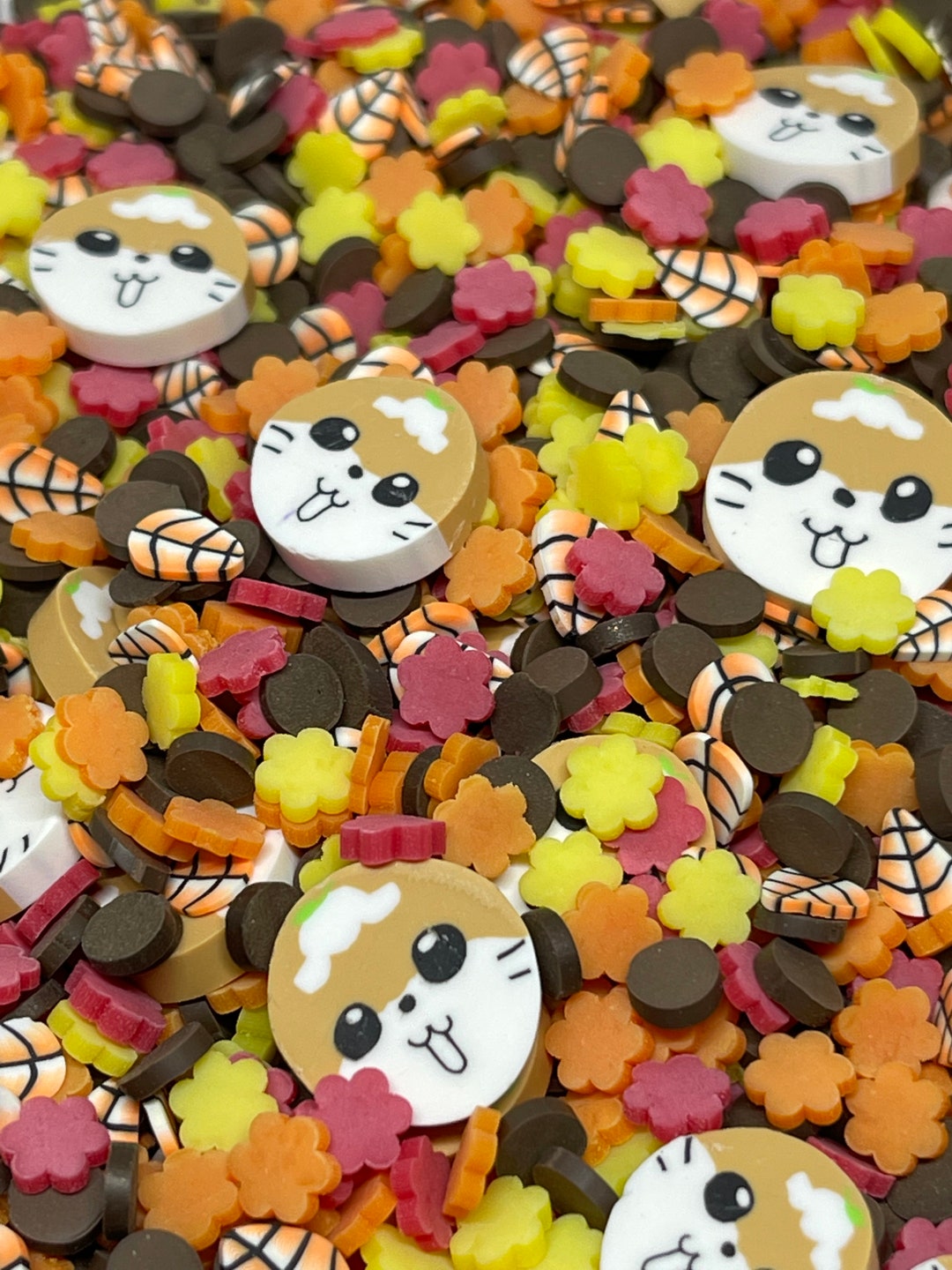 Fake Sprinkles Squirrel Sprinkles Fall Sprinkles Polymer - Etsy