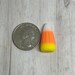 5 Candy Corn Cabochons, Candy Corn, Halloween, Resin Candy Corn, 3D ...