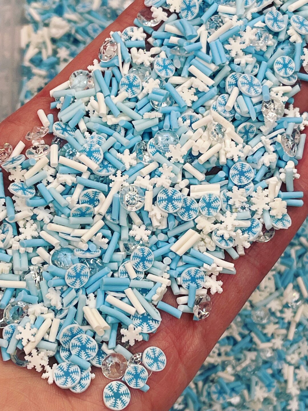 Snowflake Sprinkles, Fake Sprinkles,sprinkles, Snowflake Sprinkles ...