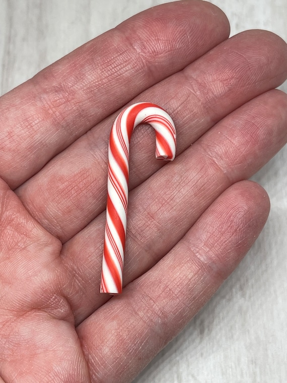 3 Larger Fake Candy Canes Clay Candy Canes Faux Candy Canes - Etsy