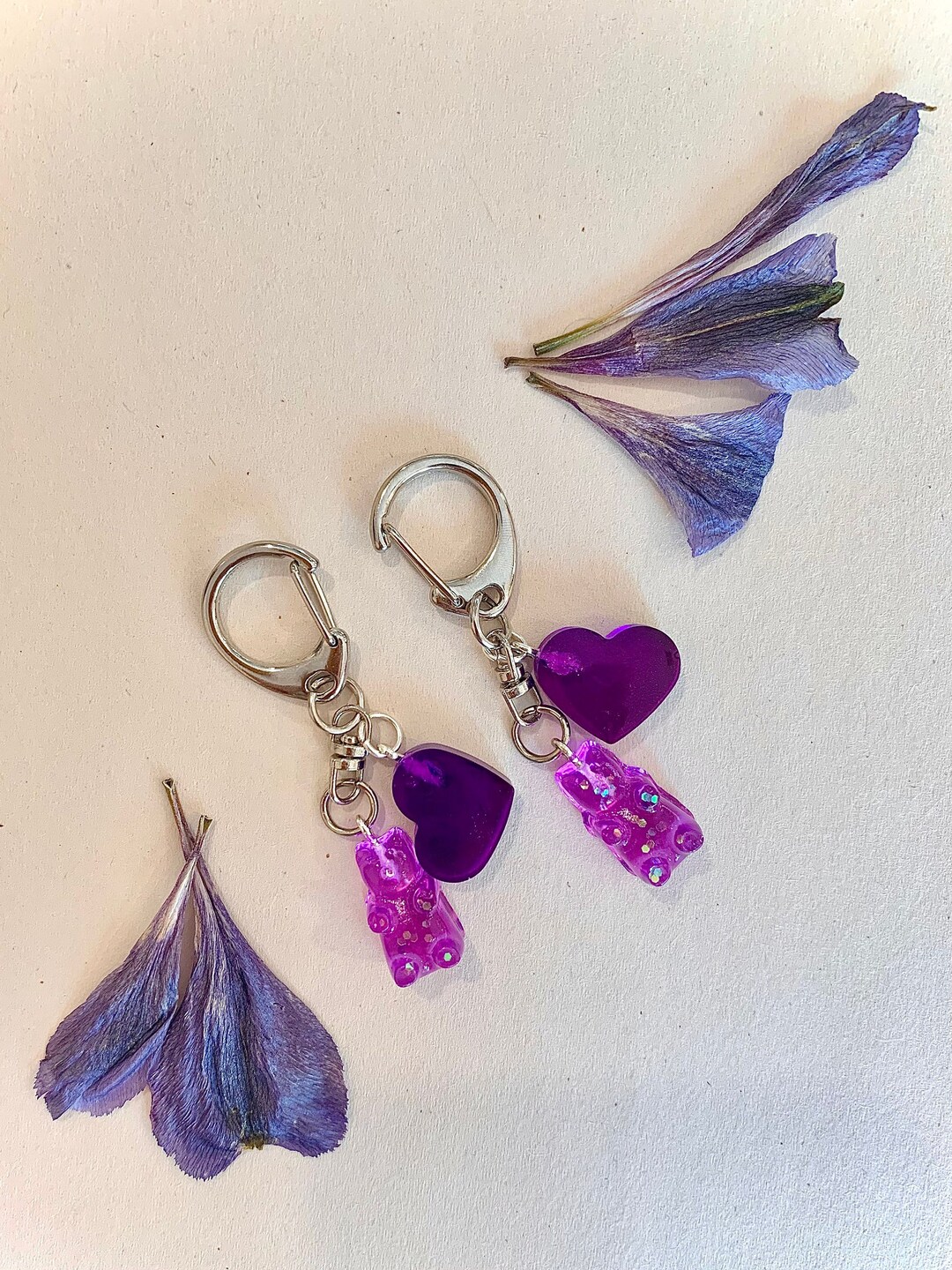 Custom Gummy Bear Keychains, Mini Bear Keychain Gift, 90s Nostalgic ...