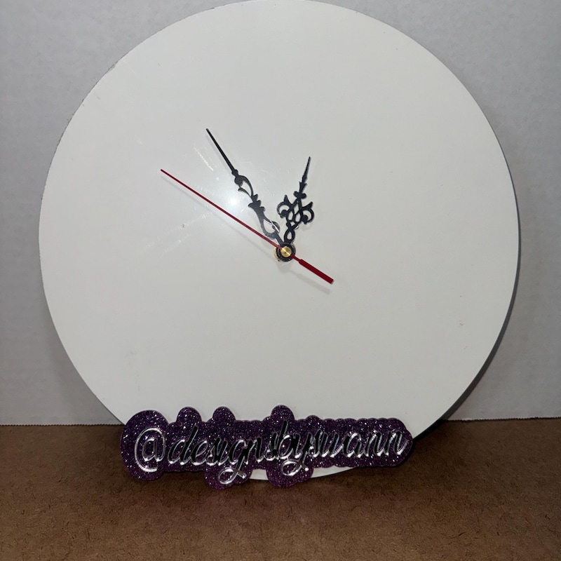 Mirrored Wall Clock - Etsy