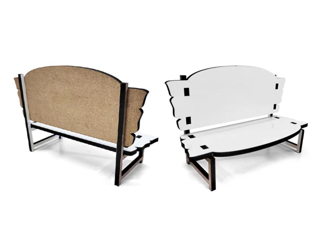 Sublimation MDF Bench, MDF Memorial Bench, Memory Bench - Etsy