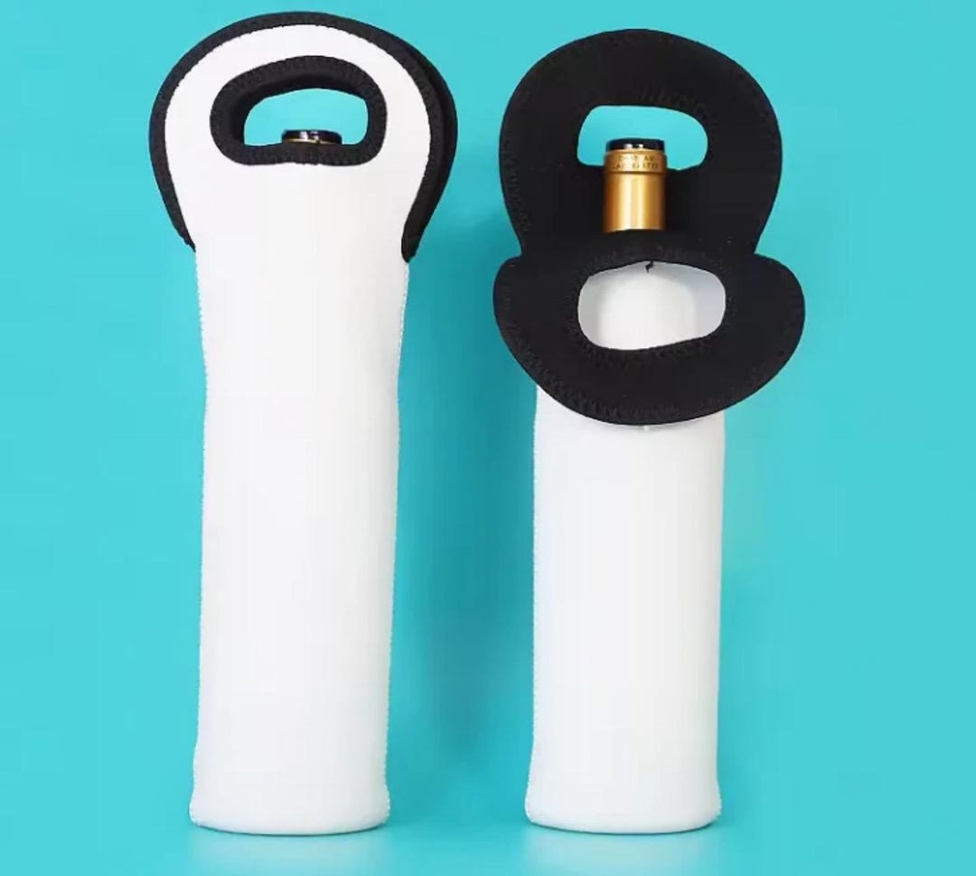 Sublimation Neoprene Wine Bottle Holder, Neoprene Wine Bottle Bag - Etsy