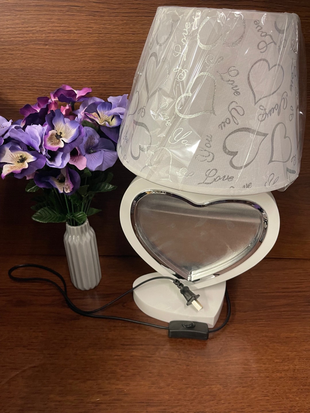 Sublimation Heart Desk Lamp - Etsy
