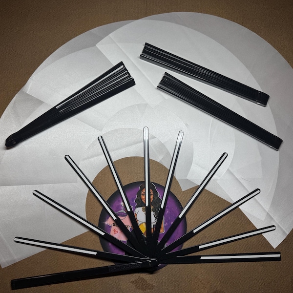 Sublimation Clack Fan Blanks - Etsy