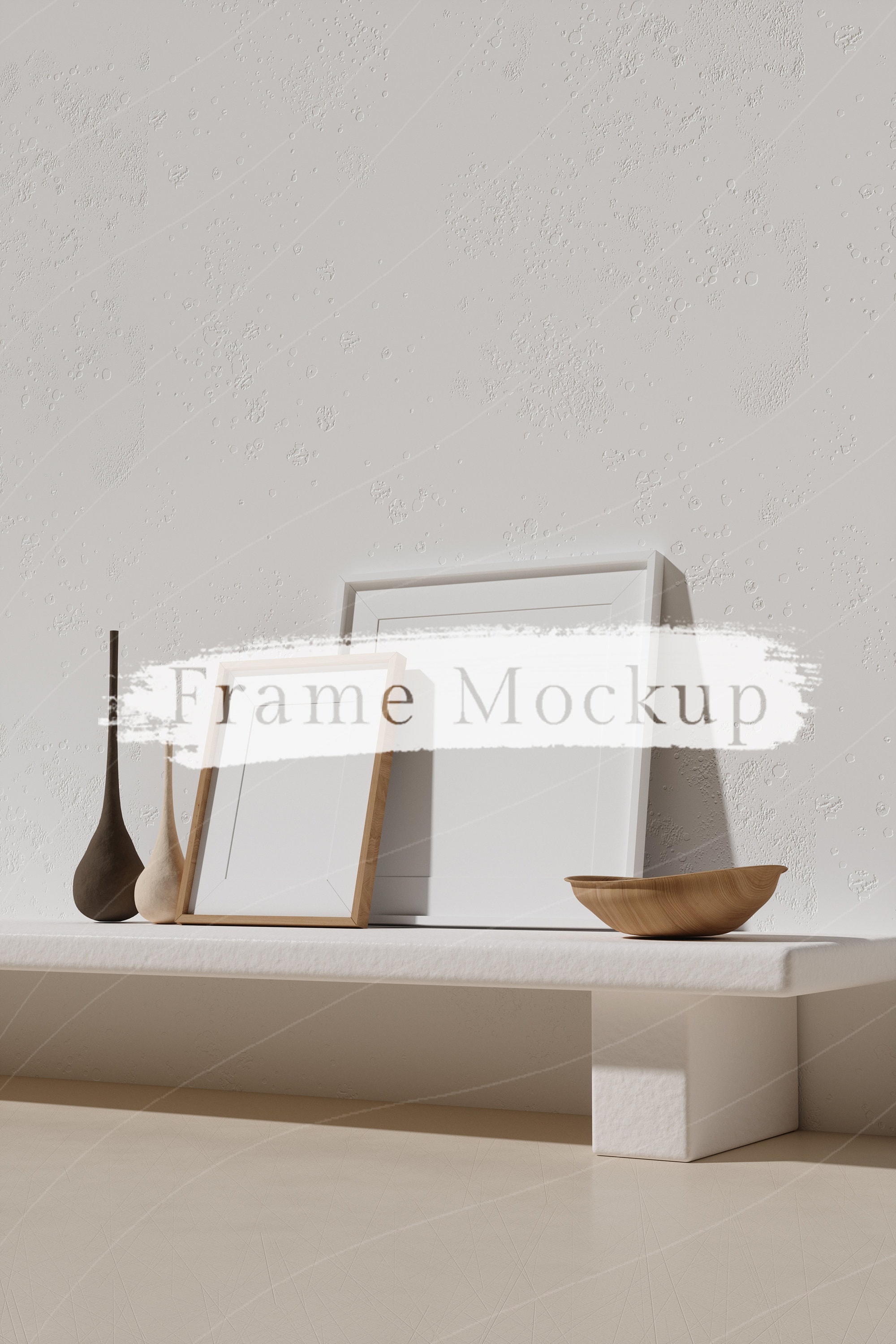 Portrait Frame Mockup, Square Frame Mockup, Artisanal, Artwork Mockup ...
