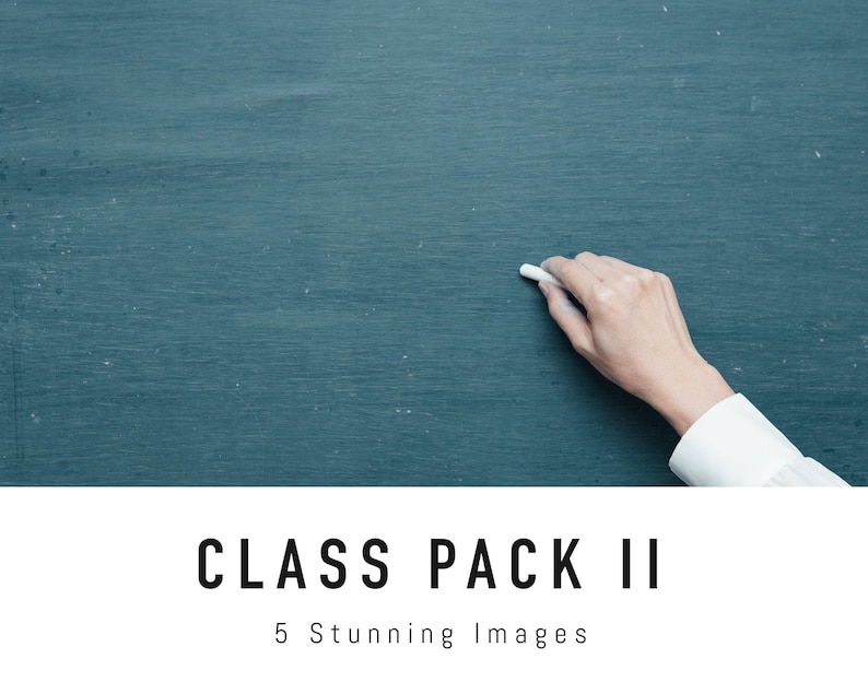 Class Zoom Background Pack II - 5 Classroom Virtual Background Images ...