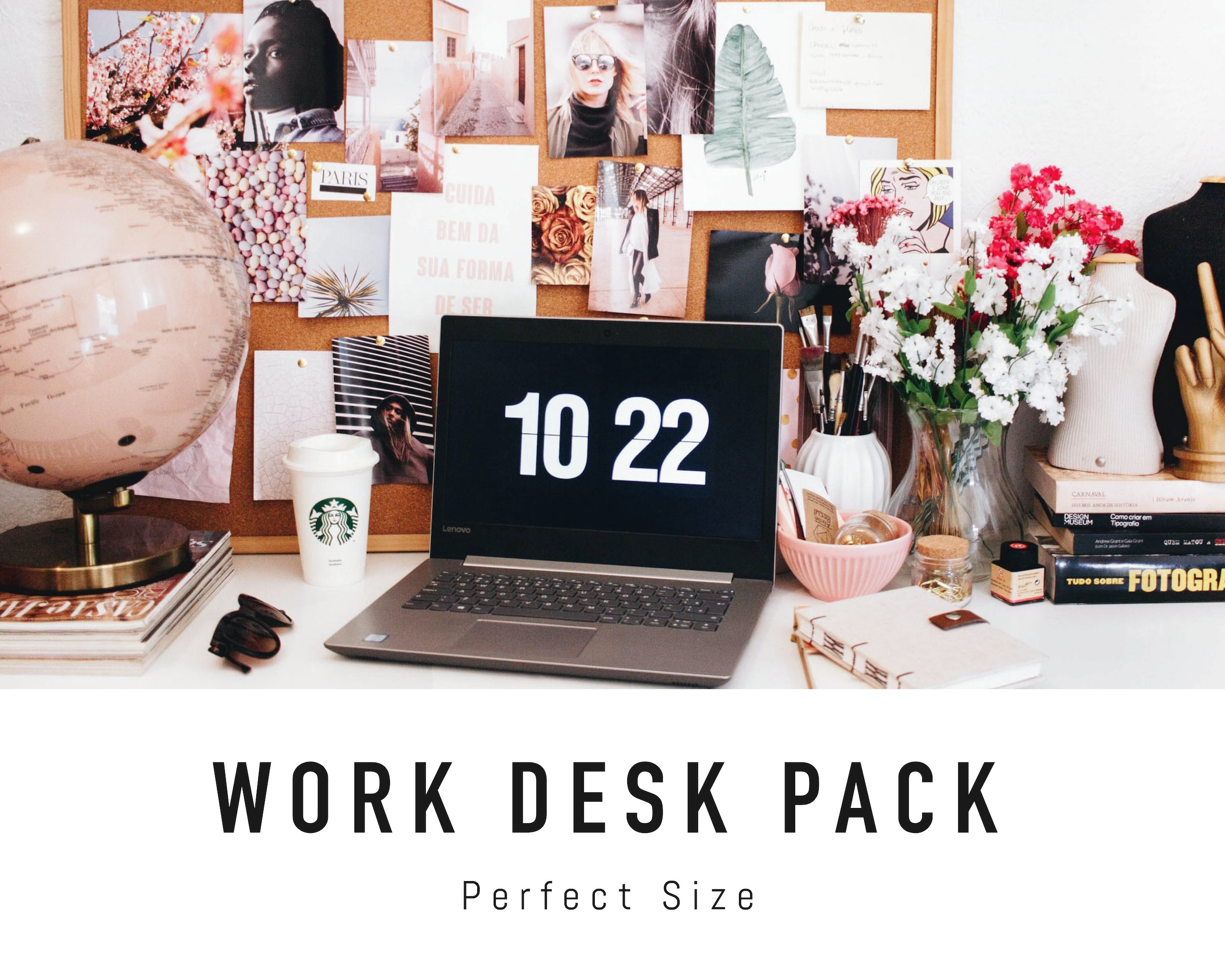 Work Desk Zoom Background Pack - 5 Work Desk Virtual Background Images ...