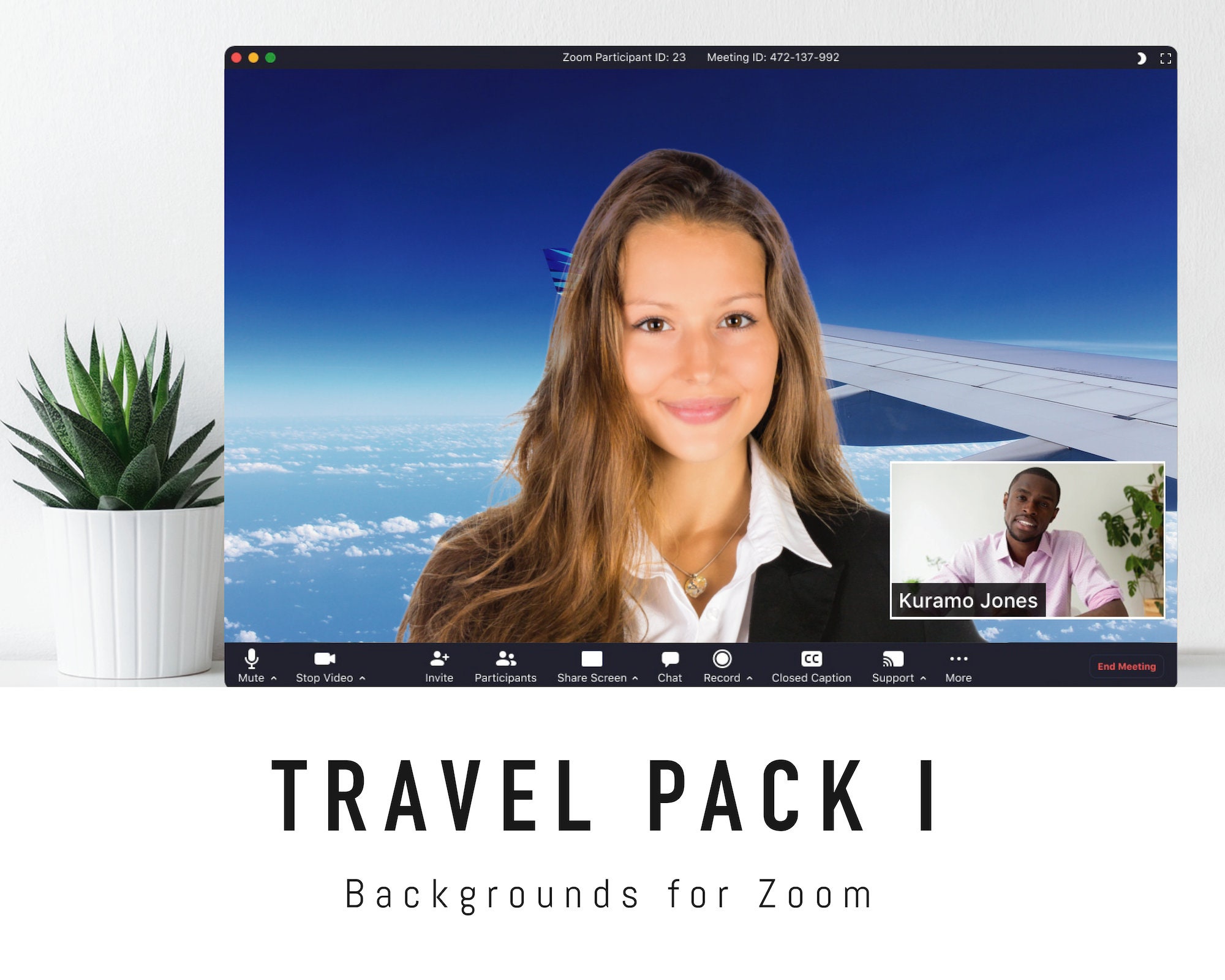 Travel Zoom Background Pack I - 5 Travel Virtual Background Images for ...