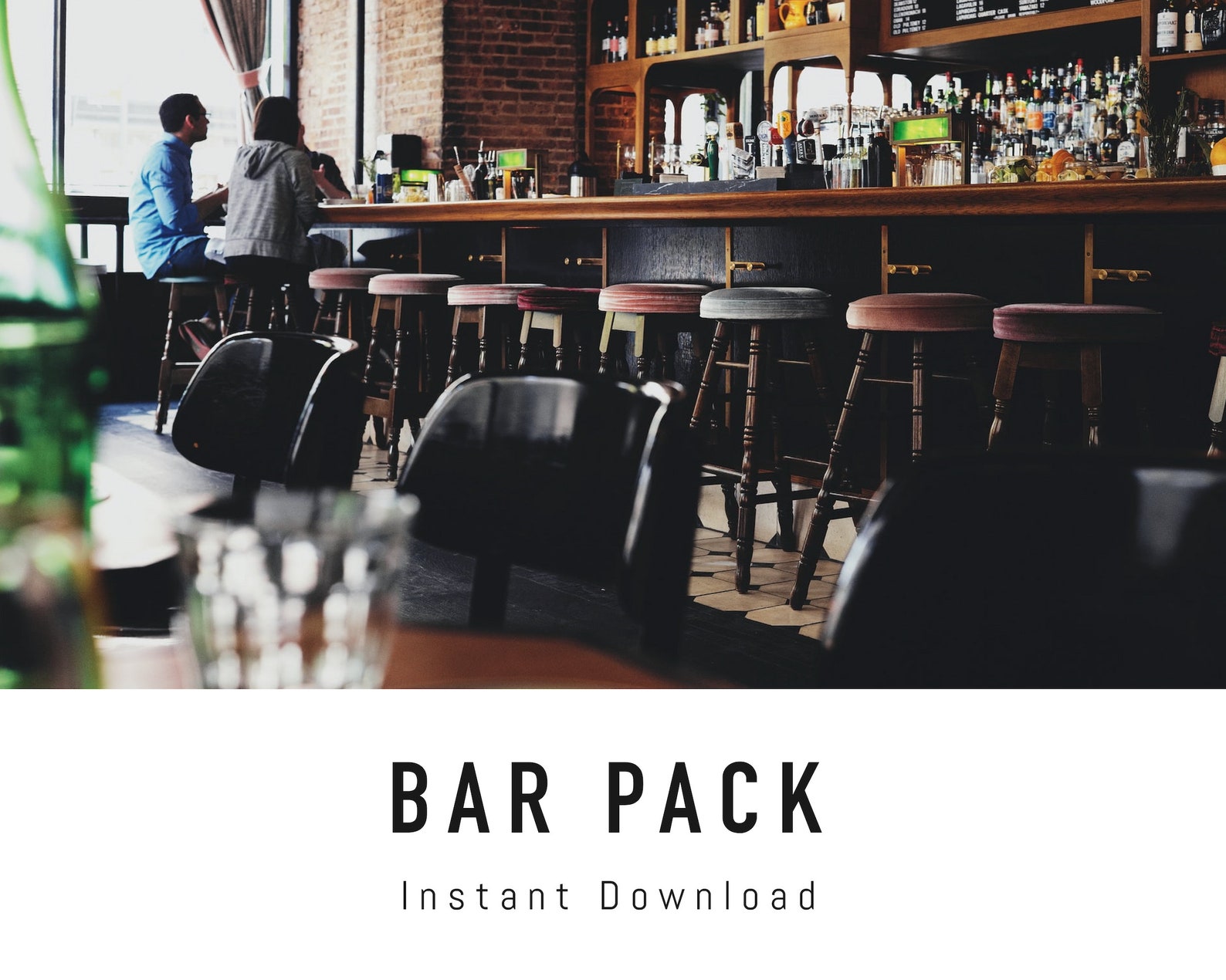 Bar Zoom Background Pack - 5 Bar/pub Virtual Background Images for Zoom ...