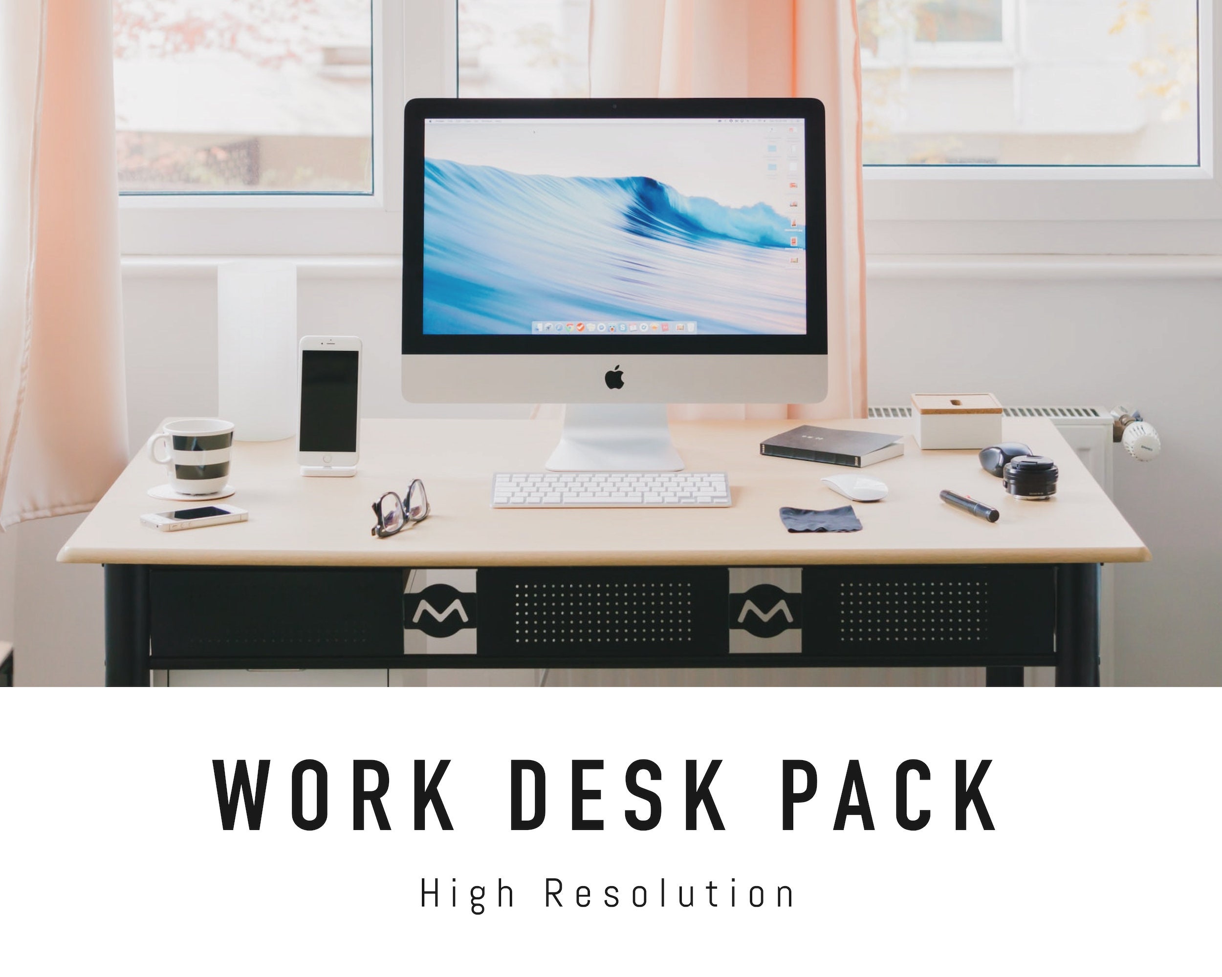 Work Desk Zoom Background Pack - 5 Work Desk Virtual Background Images ...