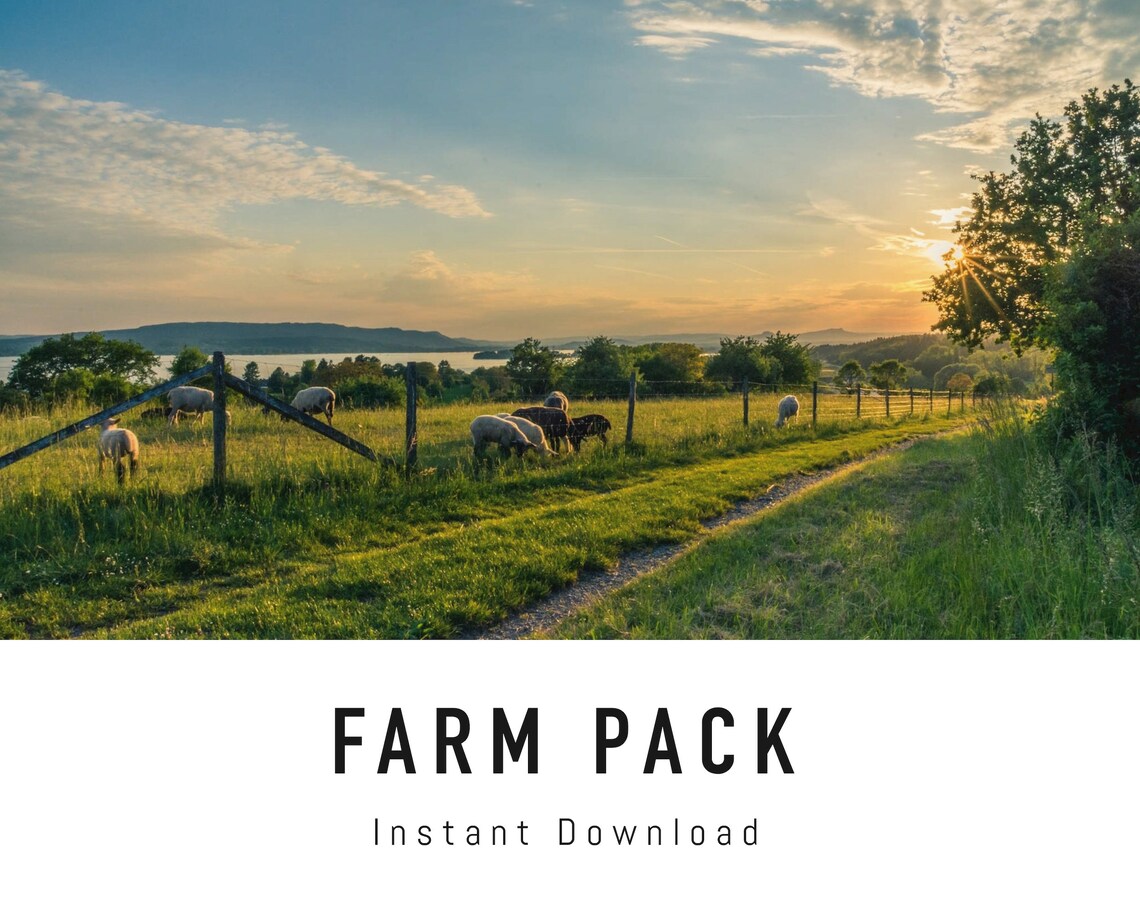 Farm Zoom Background Pack - 5 Landscape Virtual Background Images for ...