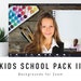 Kids School Zoom Background Pack II - 5 Virtual Background Images for ...