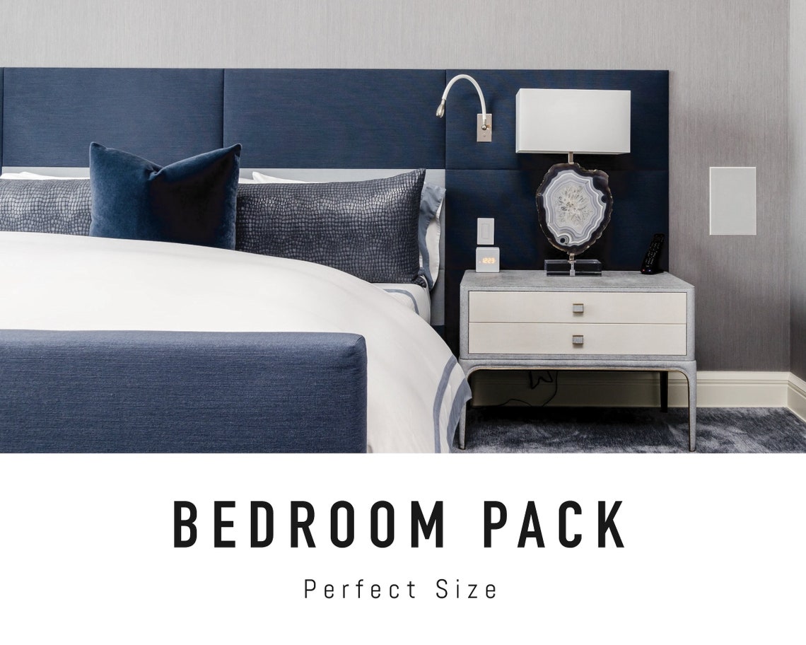Bedroom Zoom Background Pack - 5 Bedroom Virtual Background Images for ...