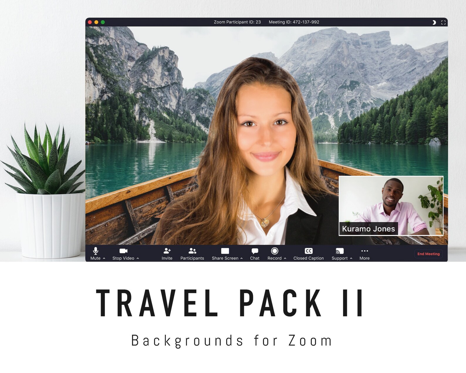 Travel Zoom Background Pack II - 5 Travel Virtual Background Images for ...