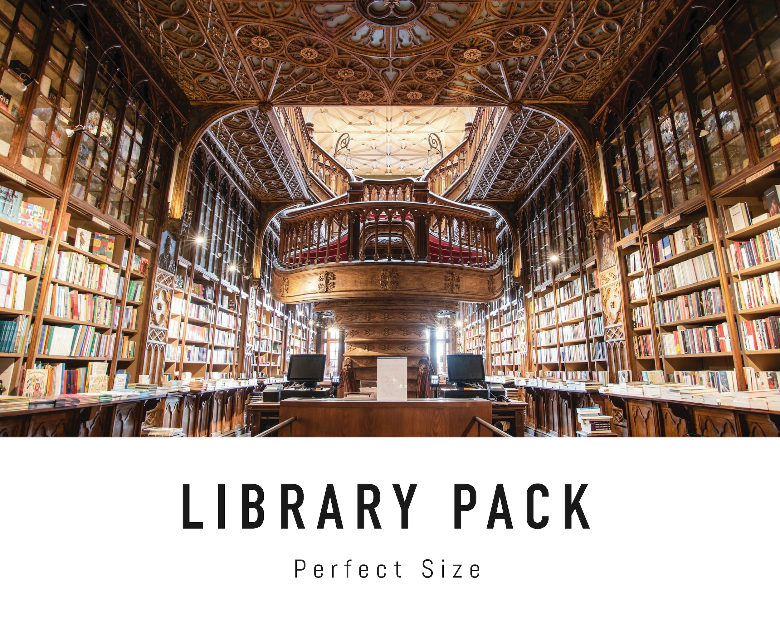 Library Zoom Background Pack - 5 Library Virtual Background Images for ...