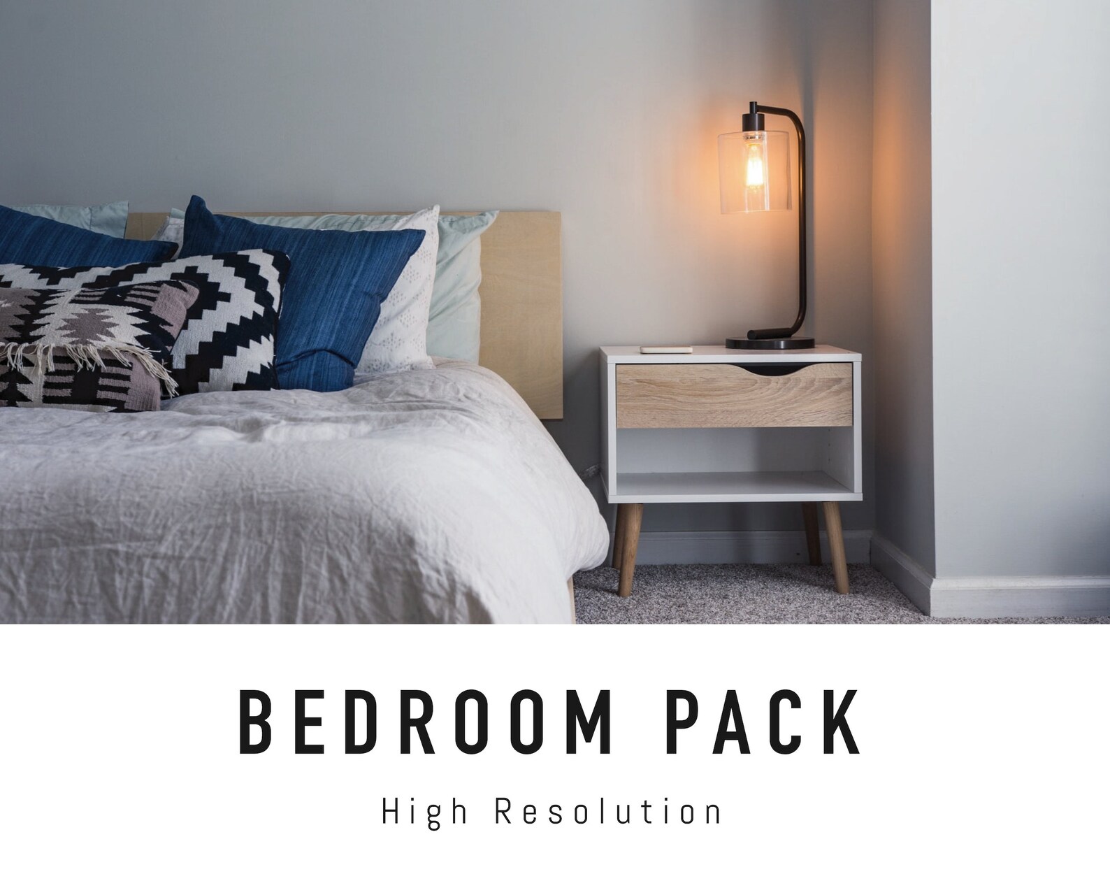 Bedroom Zoom Background Pack - 5 Bedroom Virtual Background Images for ...