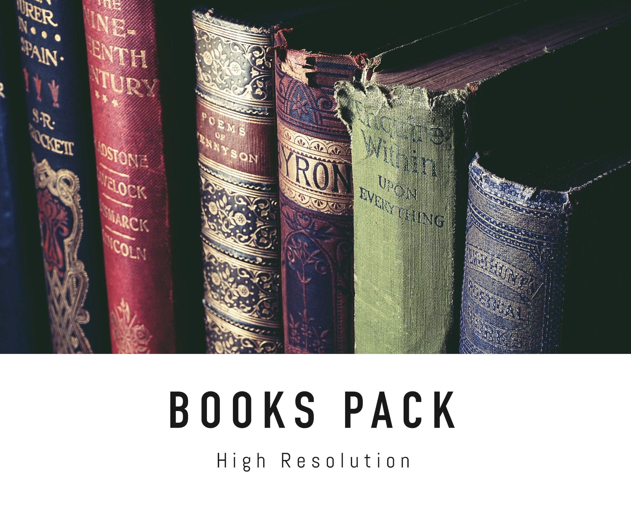 Books Zoom Background Pack - 5 Book Virtual Background Images for Zoom ...