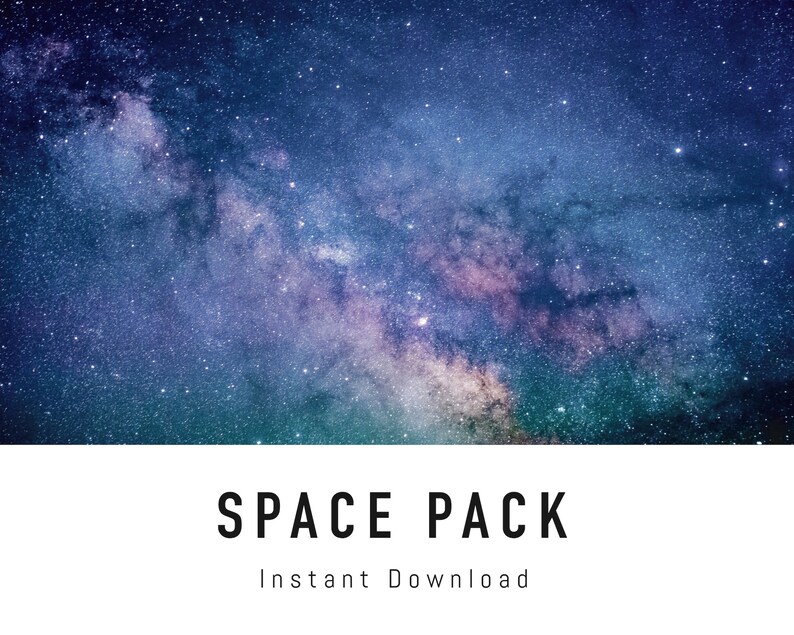 Space Zoom Background Pack - 5 Virtual Background Images for Zoom ...