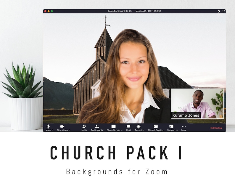Church Zoom Background Pack I - 5 Christian Virtual Background Images ...