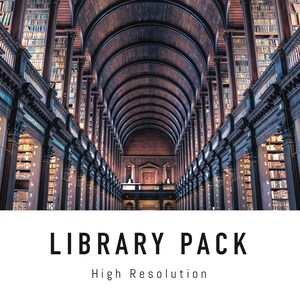 Library Zoom Background Pack - 5 Library Virtual Background Images for ...