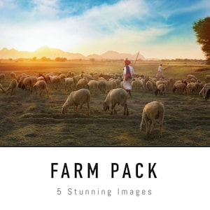 Farm Zoom Background Pack - 5 Landscape Virtual Background Images for ...