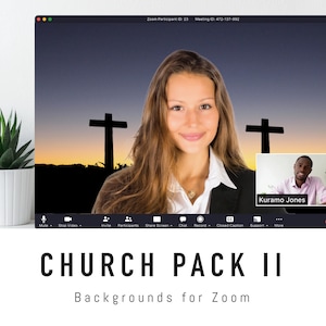 Church Zoom Background Pack II - 5 Christian Virtual Background Images ...