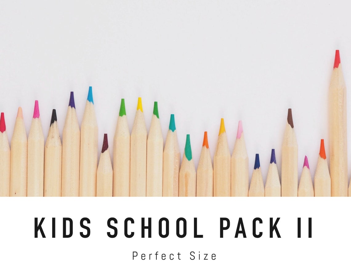 Kids School Zoom Background Pack II 5 Virtual Background | Etsy