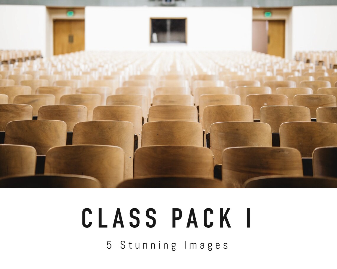 Class Zoom Background Pack I - 5 Classroom Virtual Background Images ...