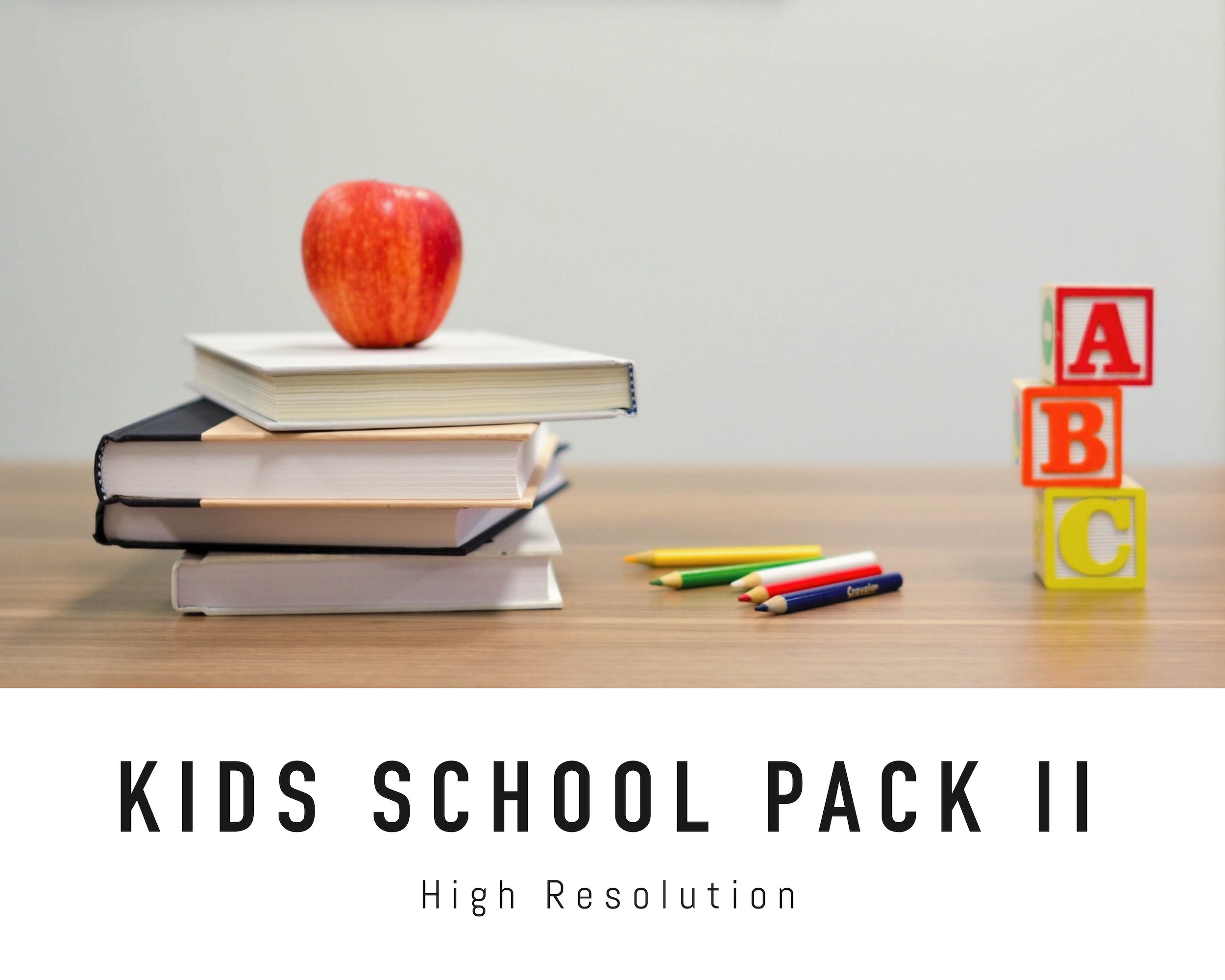 Kids School Zoom Background Pack II - 5 Virtual Background Images for ...