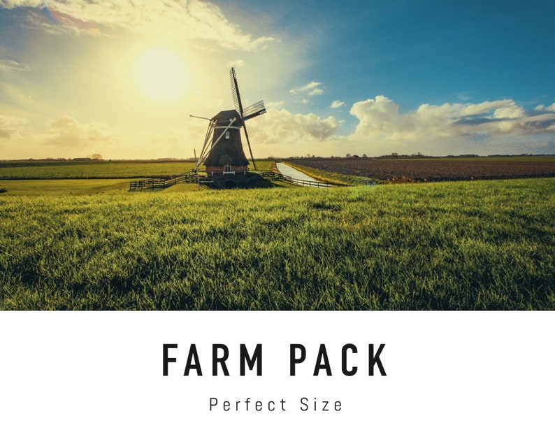 Farm Zoom Background Pack - 5 Landscape Virtual Background Images for ...