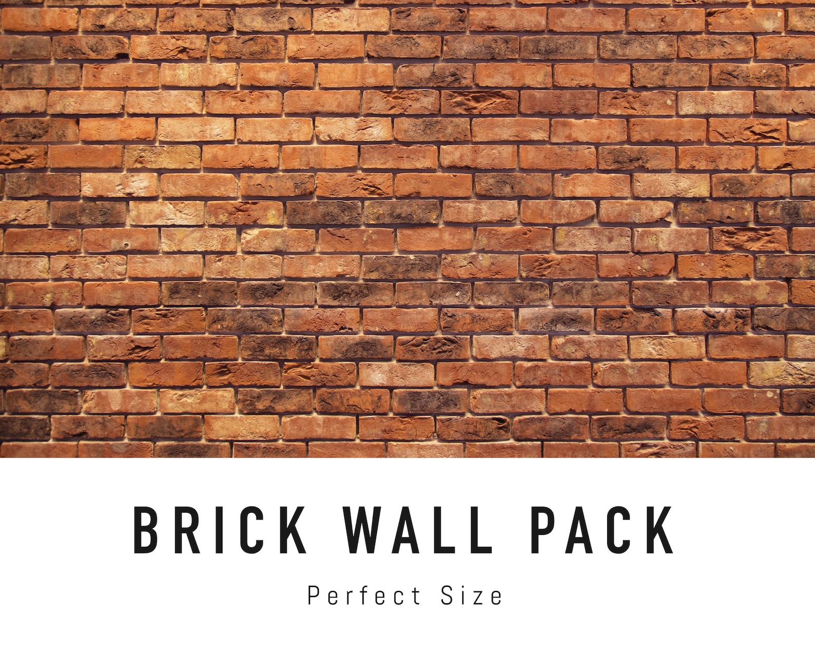 Brick Wall Zoom Background Pack - 5 Virtual Background Images for Zoom ...