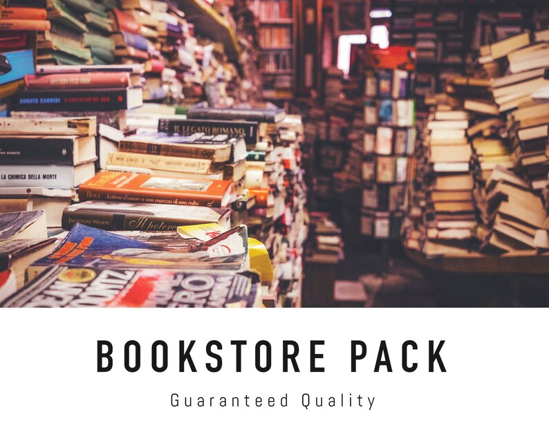 Bookstore Zoom Background Pack - 5 Virtual Background Images for Zoom ...