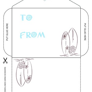 DIY Ready to Cut - Ornate Envelope Templates - Children Paper Craft ...