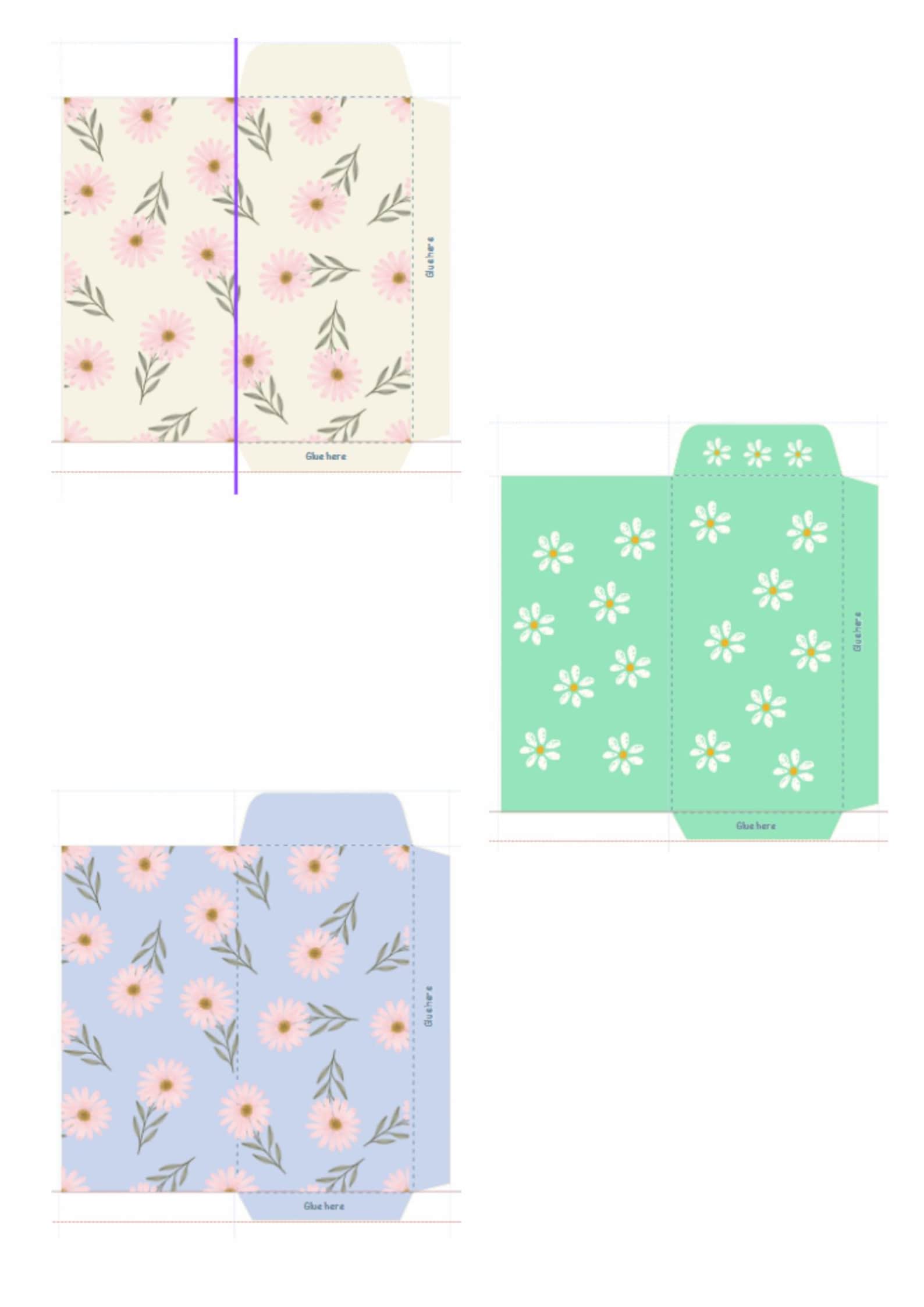 Printable Envelope Patterns - Standing Design - Easy DIY Craft Kit ...