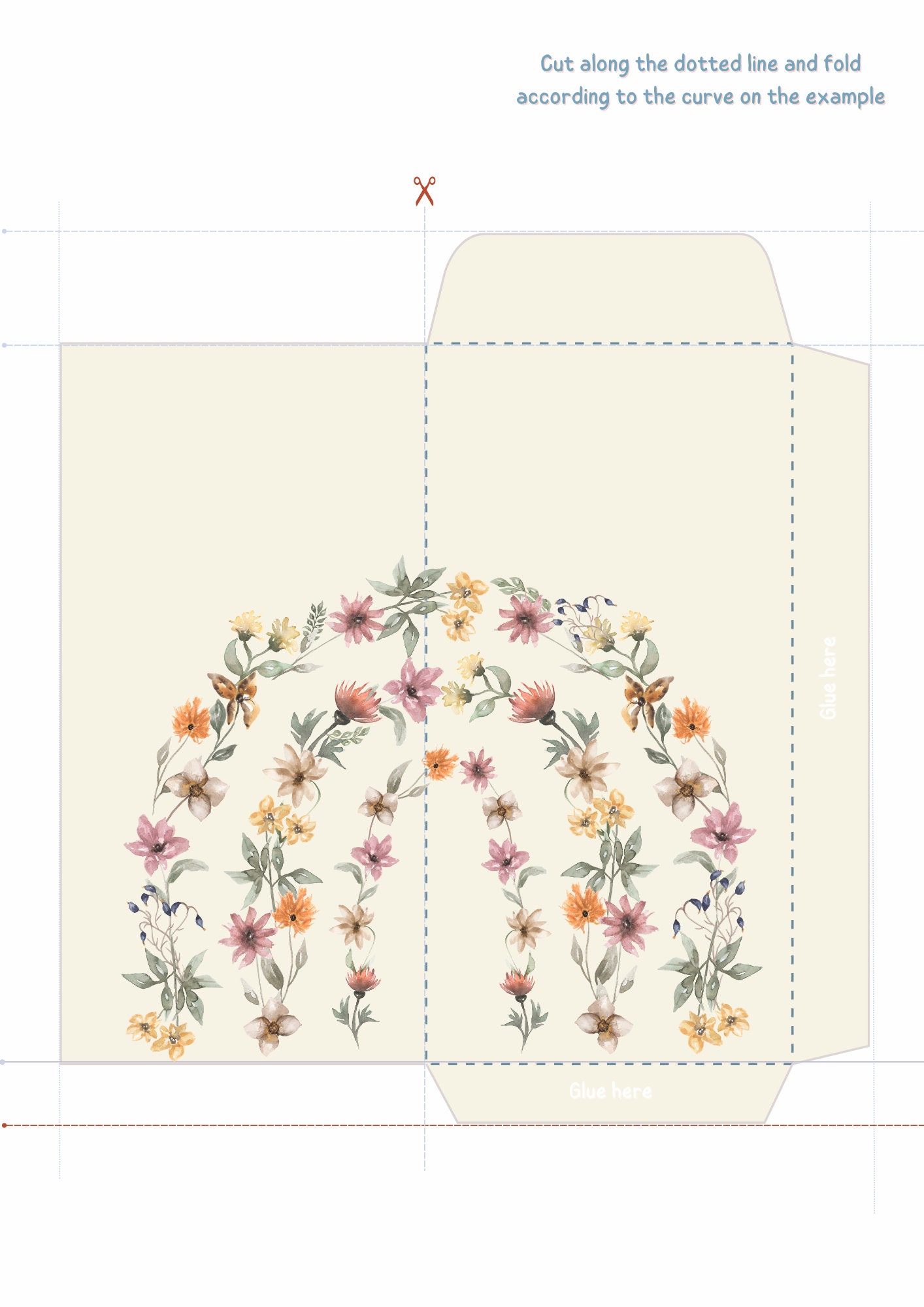 Printable Envelope Patterns - Standing Design - Easy DIY Craft Kit ...