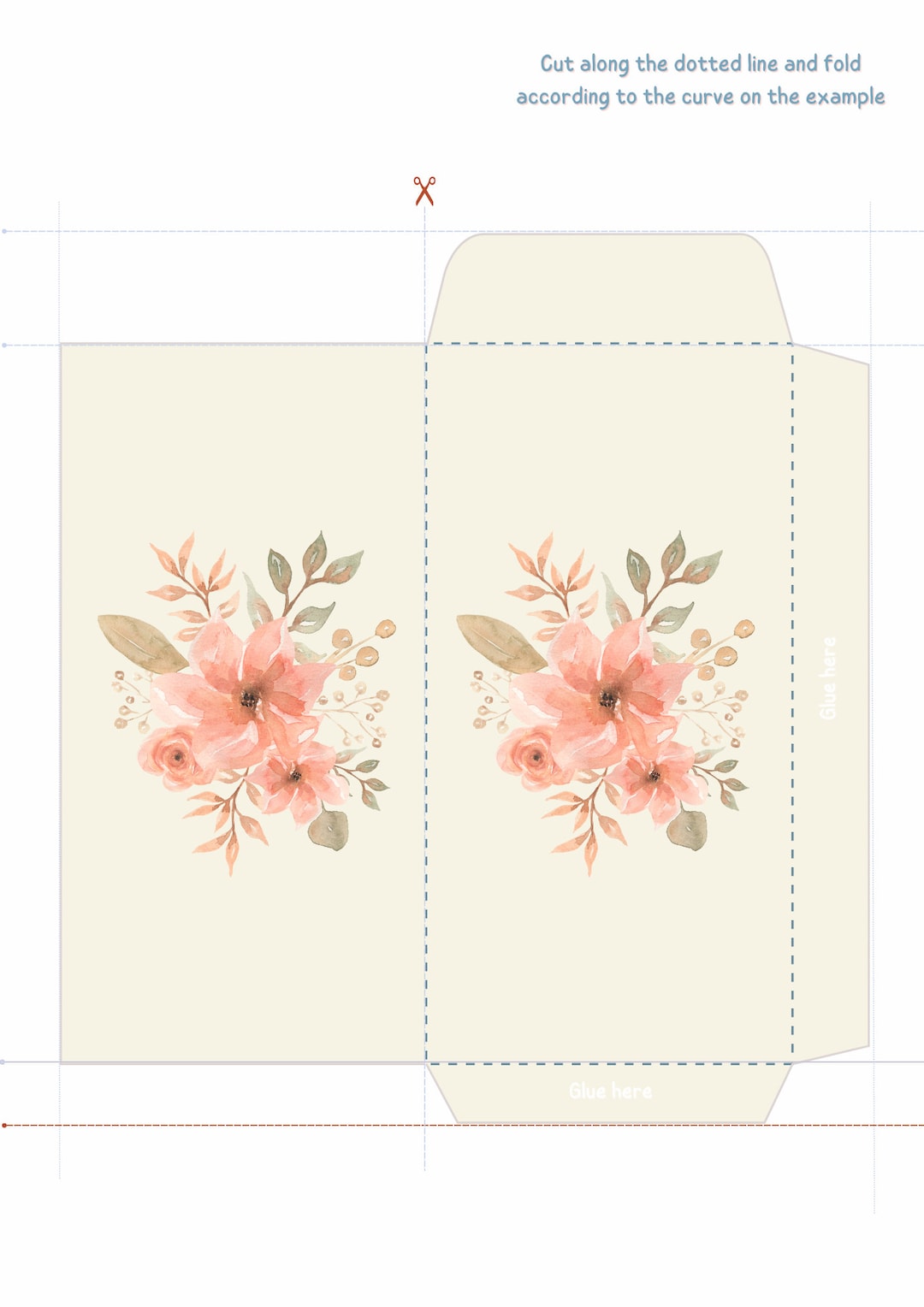 Printable Envelope Patterns - Standing Design - Easy DIY Craft Kit ...