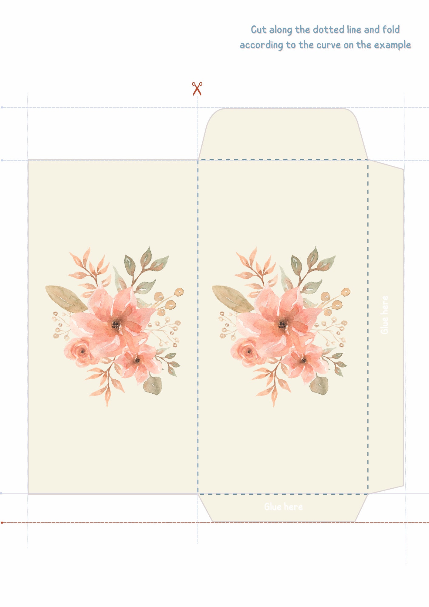 Printable Envelope Patterns - Standing Design - Easy DIY Craft Kit ...