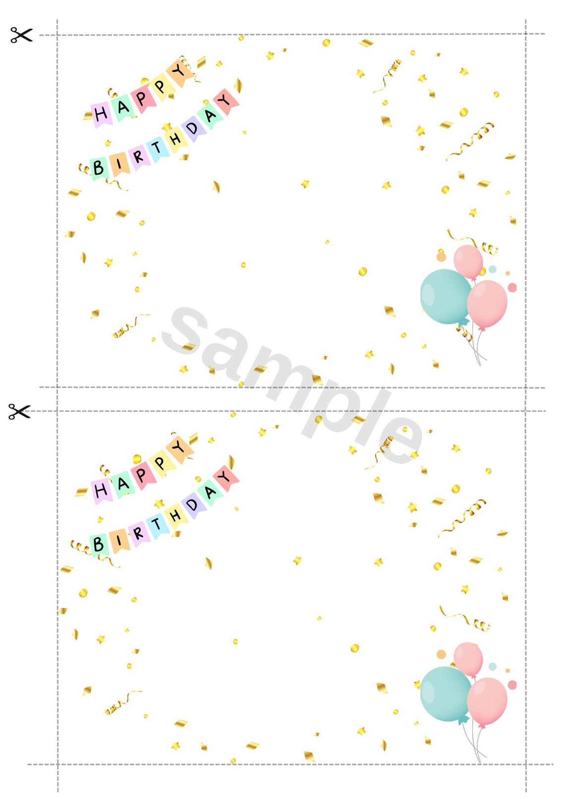 Printable Birthday Envelope Patterns Plus Greeting Paper Easy DIY Craft ...