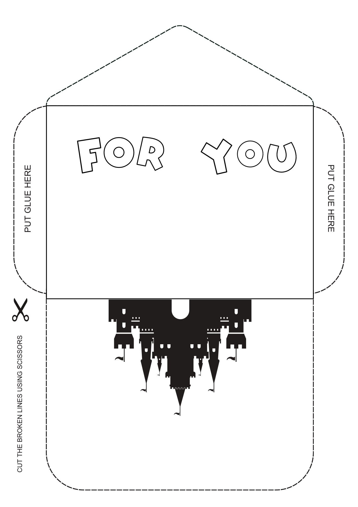 DIY Ready to Cut Ornate Envelope Templates Children Paper Craft Cute ...