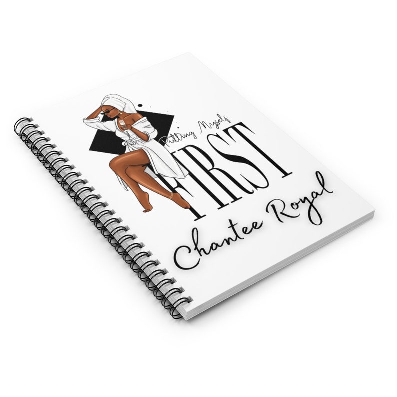 Self Care Spiral Notebook, Self Care Journal, Fashion Girl Notebook ...