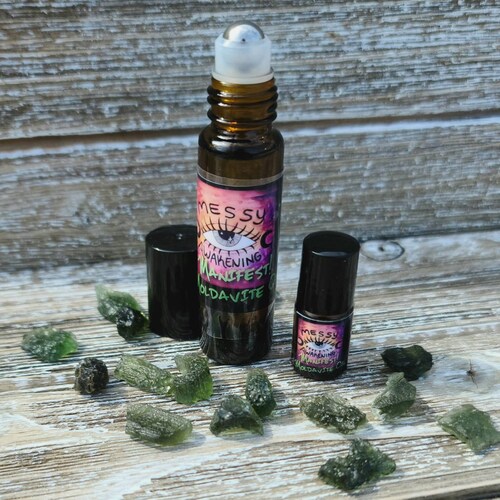Moldavite Manifestation Oil Healing Love Abundance | Etsy