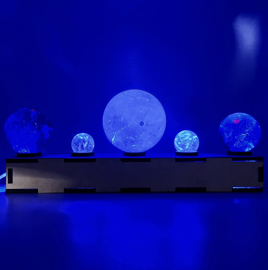 Color Changing Light Multi Crystal Stand for Spheres, Towers, Carvings. With Remote. - Etsy