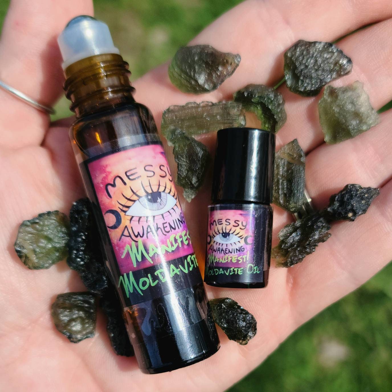 Moldavite Manifestation Oil - Healing, Love, Abundance, Manifestation ...