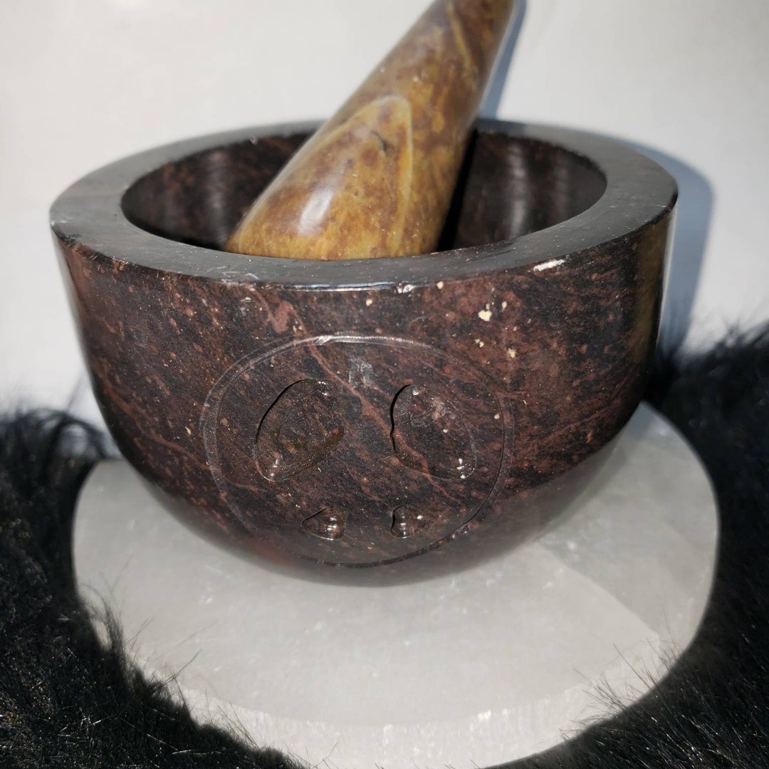 Soapstone Carved Peace Sign Mortar and Pestle - Etsy