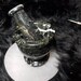 Black Zebra Jasper Crystal Mortar and Pestal Altar Tools, Ritual Tools ...