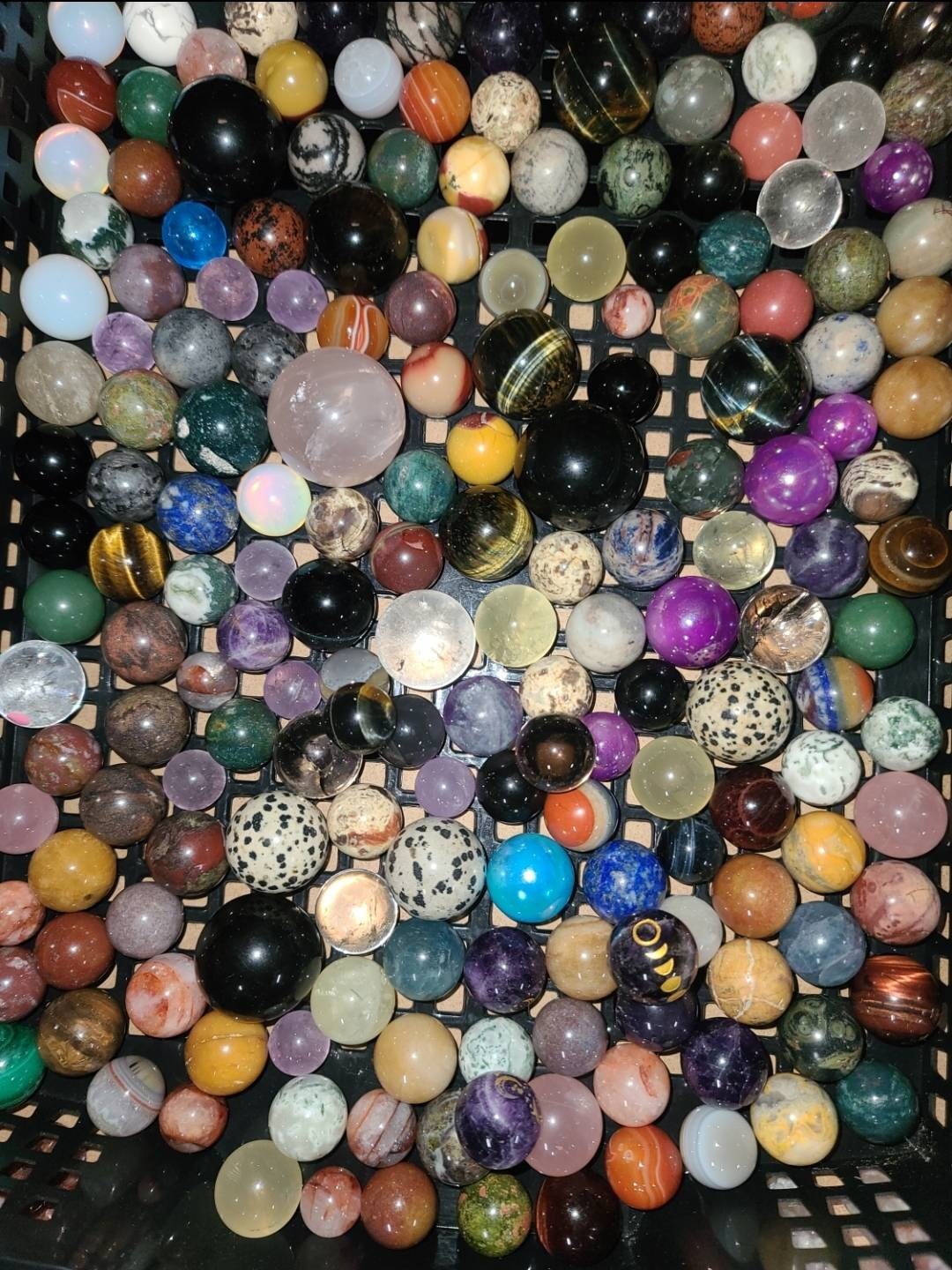 Crystal Mystery Sphere Set: Intuitively Picked Mini Orbs (18-30mm) - Etsy